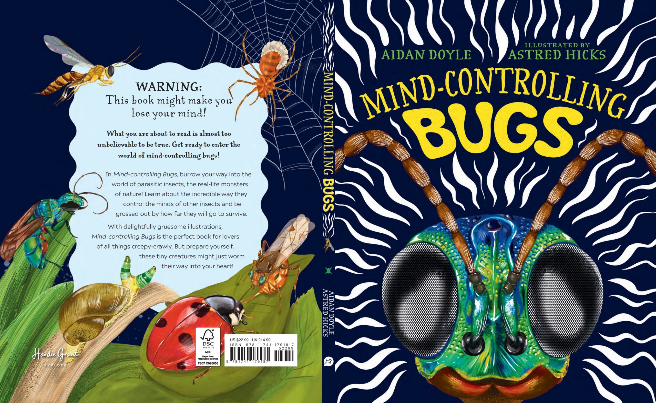 Mind-controlling Bugs is Available in the USA and UK – Aidan Doyle